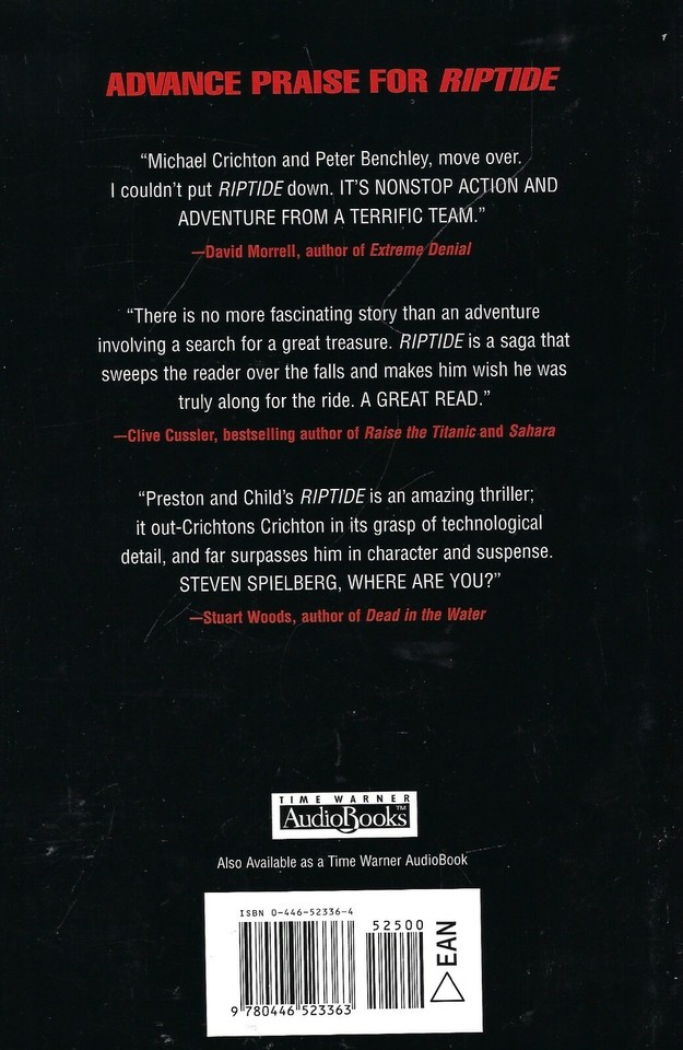 Riptide by Lincoln Child (1998, Hardcover) Free Shipping Brand New ...