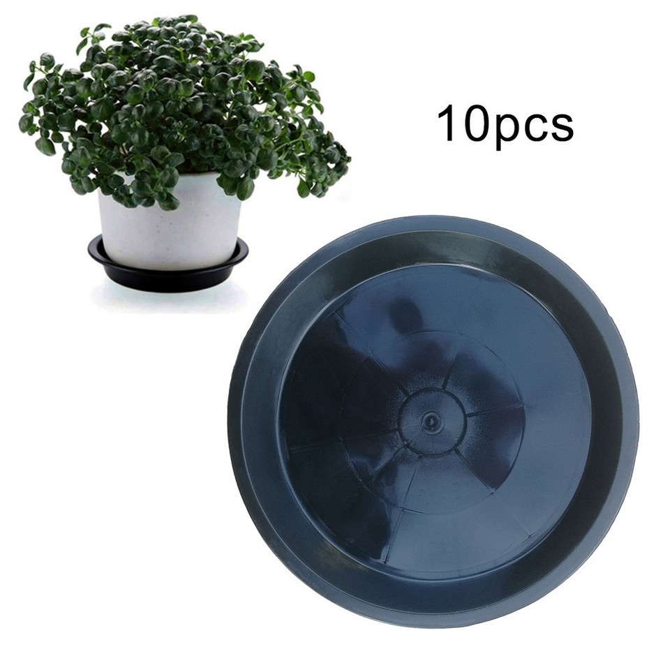 Pot Drip Catcher Flowerpot Trays Pot Drain Tray Plastic Construction ...