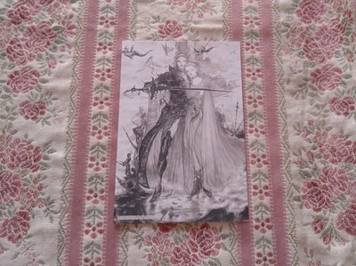 Final Fantasy Yoshitaka Amano Postcard 25Th Anniversary Ff5 Square Enix ...
