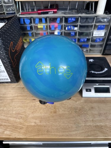 USED - Ball - 15lb - Brunswick - 2-HAND "ETHOS SOLID" DRILLED WEIGHT ...