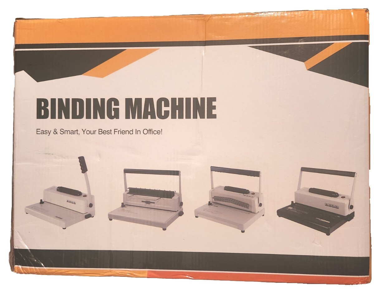 Book Binder Machine MAKEASY Spiral Binding Machine, 12 Sheets Punch ...