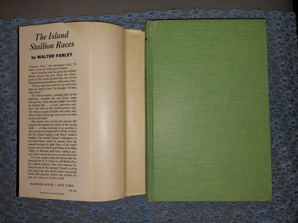 WALTER FARLEY 1st Ed First Printing THE ISLAND STALLION RACES w/ DJ | eBay