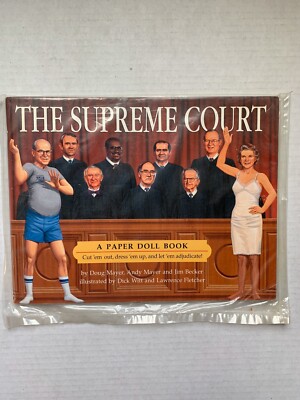 VINTAGE - The Supreme Court Paper Doll Book UNUSED - brecker & mayer | eBay
