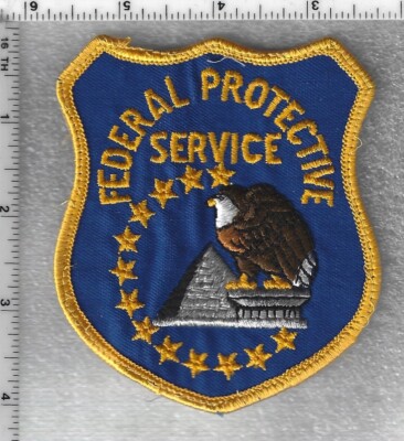 Vintage Federal Protective Service Uniform Take-Off Shoulder Patch ...