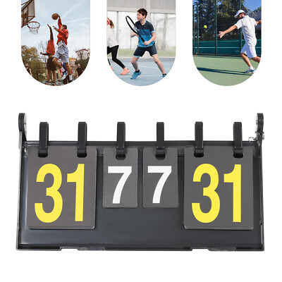 4-Digit Scoreboard Sports Score Counter Scoring Board Table Score ...