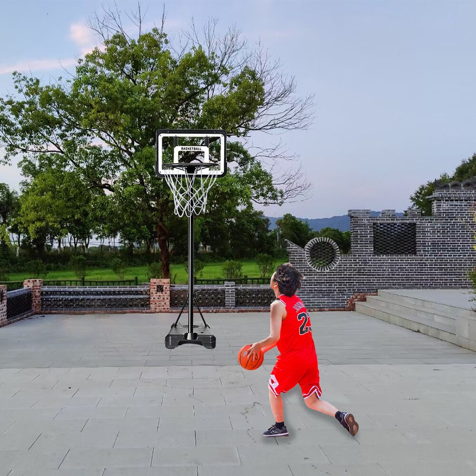 Portable Basketball Hoop 7-9ft Height Adjustable Basketball Net Stand 2 ...
