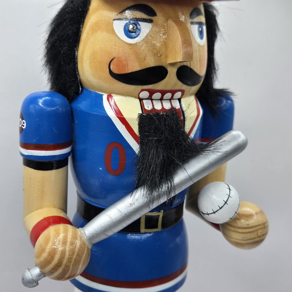 2009 Nutcracker Figure Christmas 14” Wooden-Baseball Player Limited to ...