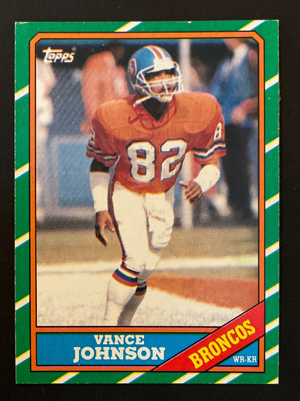 Vance Johnson 1986 Topps Rookie Football Card #116 - Denver Broncos ...