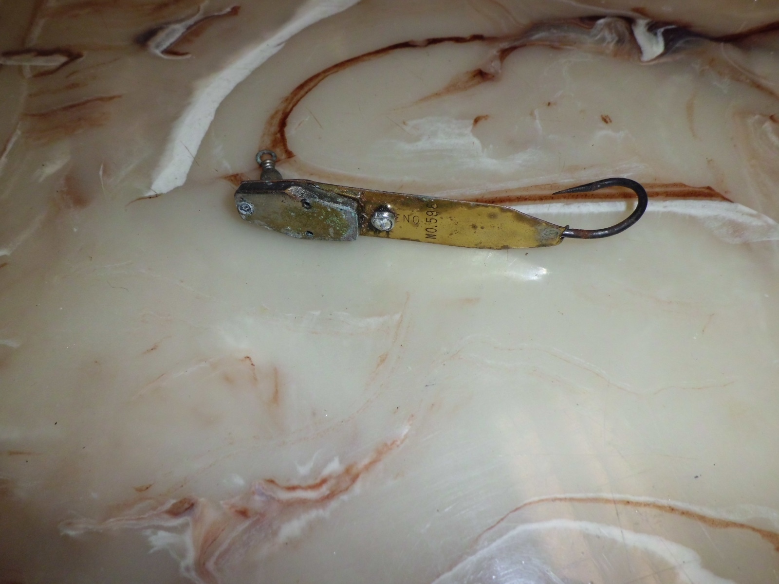 Vintage South Bend Oreno Trix 596 Spoon 3-1/4" Lure made in USA | eBay