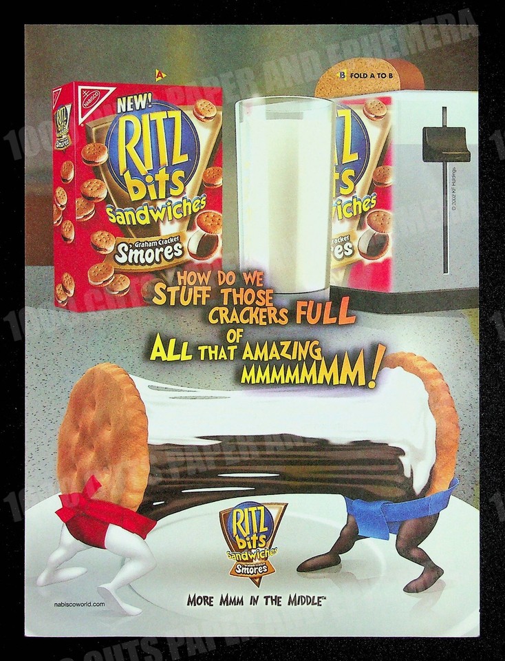 Rocket Power Nickelodeon 2002 + Ritz Bits Sumo Print Magazine Ad Poster ...