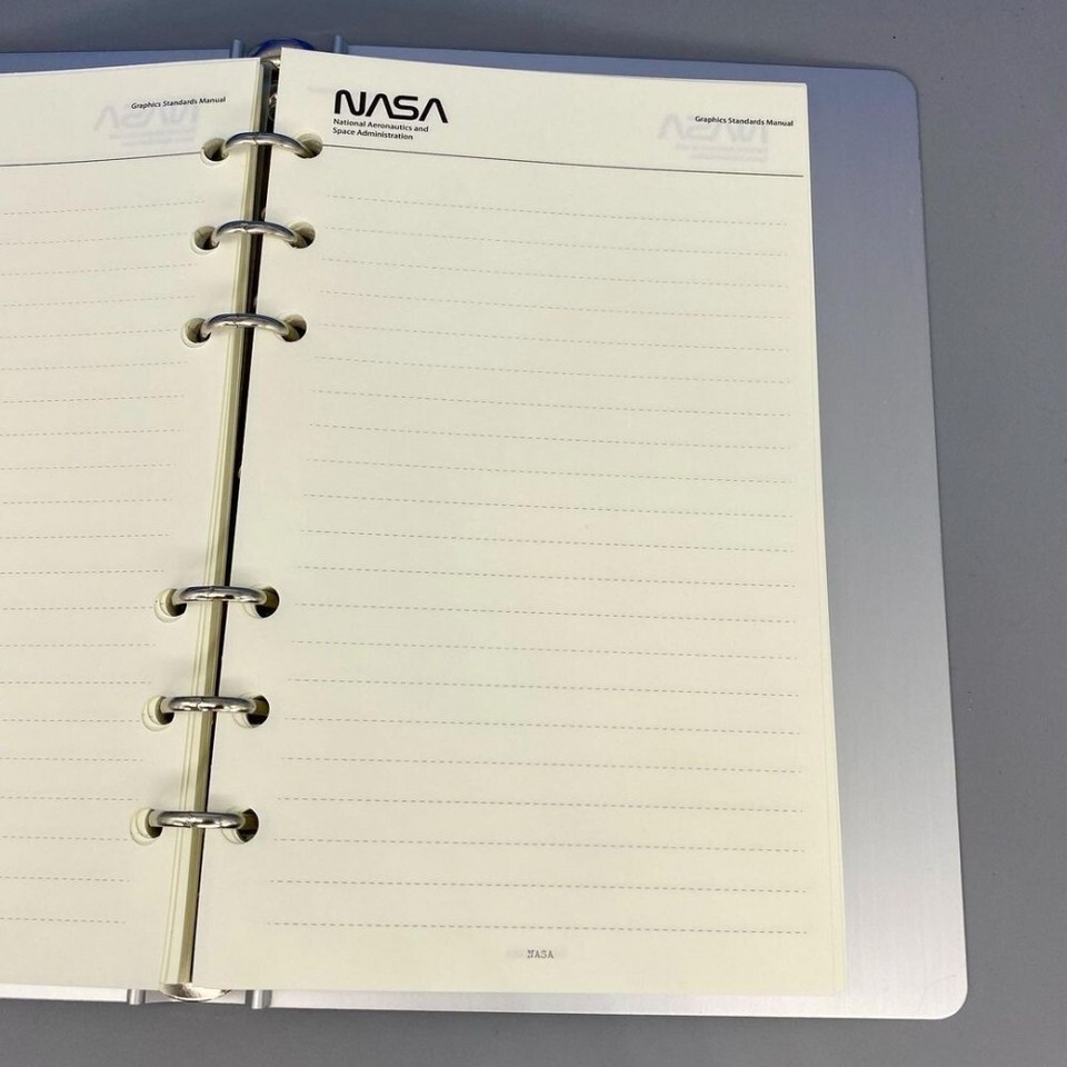 NASA Notebook, Metal Cover, Notepad,NASA Notepad, Nasa Space Logo | eBay
