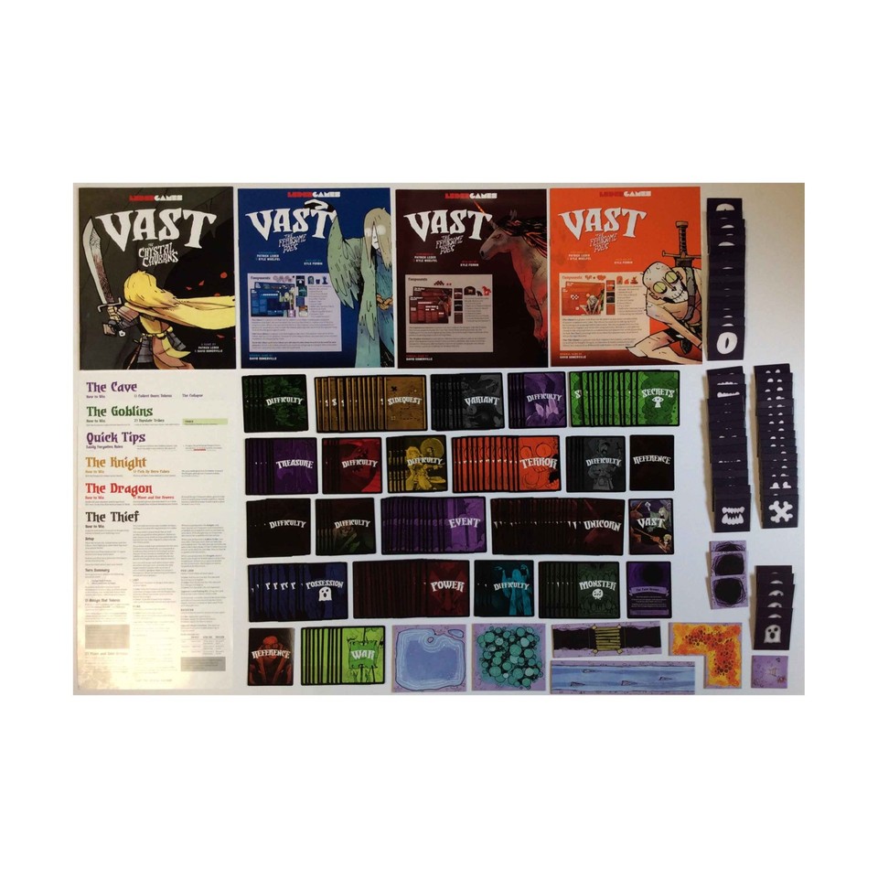 Leder Board Games Vast - The Crystal Caverns w/Fearsome Foes (1 Box) NM ...