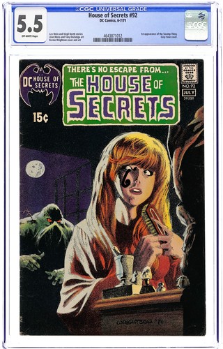 House of Secrets #92 CGC 5.5 1971 4643871012 1st app. Swamp Thing | eBay
