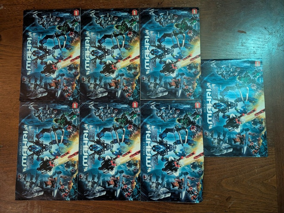 LEGO Bionicle Instruction Manual Lot Of 18 (8910 8911 8917 8918 8920 ...
