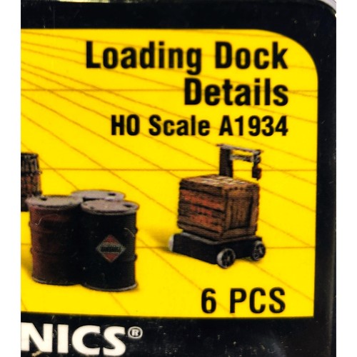 Woodland Scenics Scenic Accents LOADING DOCK DETAILS, HO Scale, New ...
