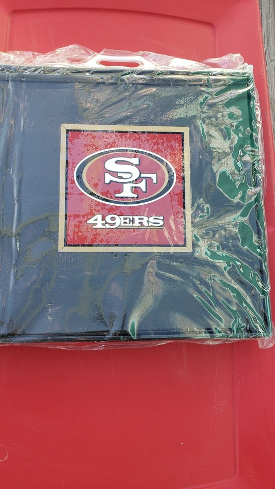 San Francisco 49ers 16" Ottoman - Folding Toy Box Chest Seat Small Foot ...