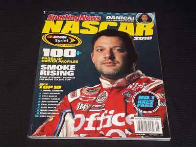 2010 SPORTING NEWS NASCAR MAGAZINE - TONY STEWART FRONT COVER - E 2474 ...