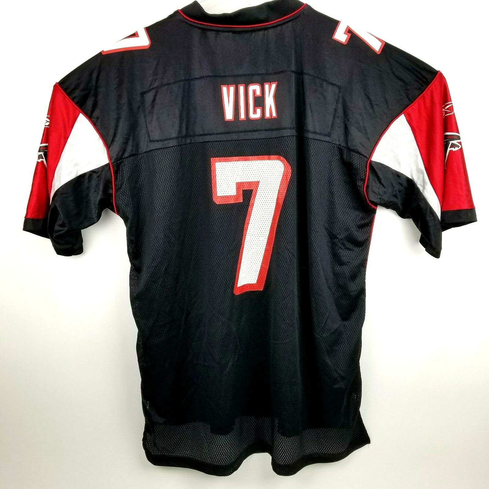 Atlanta Falcon Michael Vick Black Jersey Reebok SzX L #7 Nylon Poly | eBay