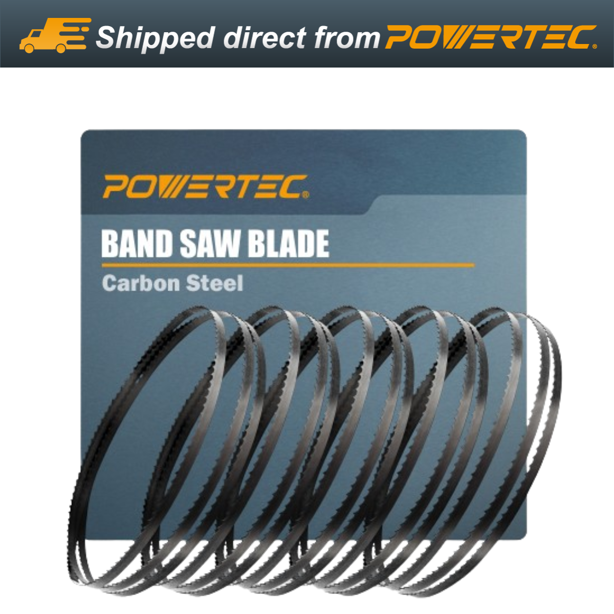 POWERTEC 59.5" Bandsaw Blades, 1/8" x 14 TPI - 59-1/2 inch - 5 Pack ...