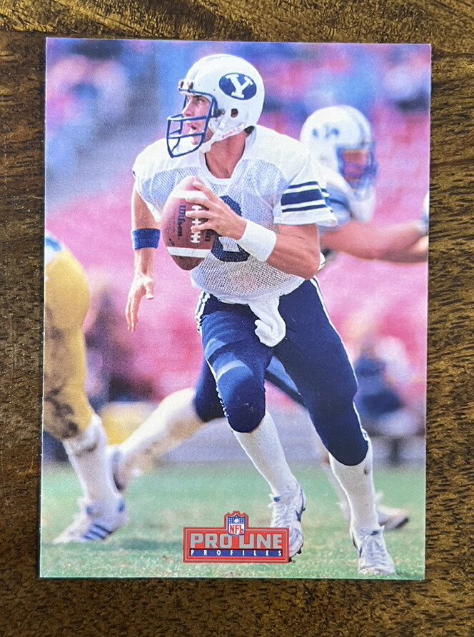 STEVE YOUNG 1993 Classic Pro Line Profiles Card #3 of 9 _ BYU | eBay
