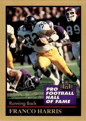 1991 HOF Set #58 Franco Harris NICE Pittsburgh Steelers / Penn State | eBay