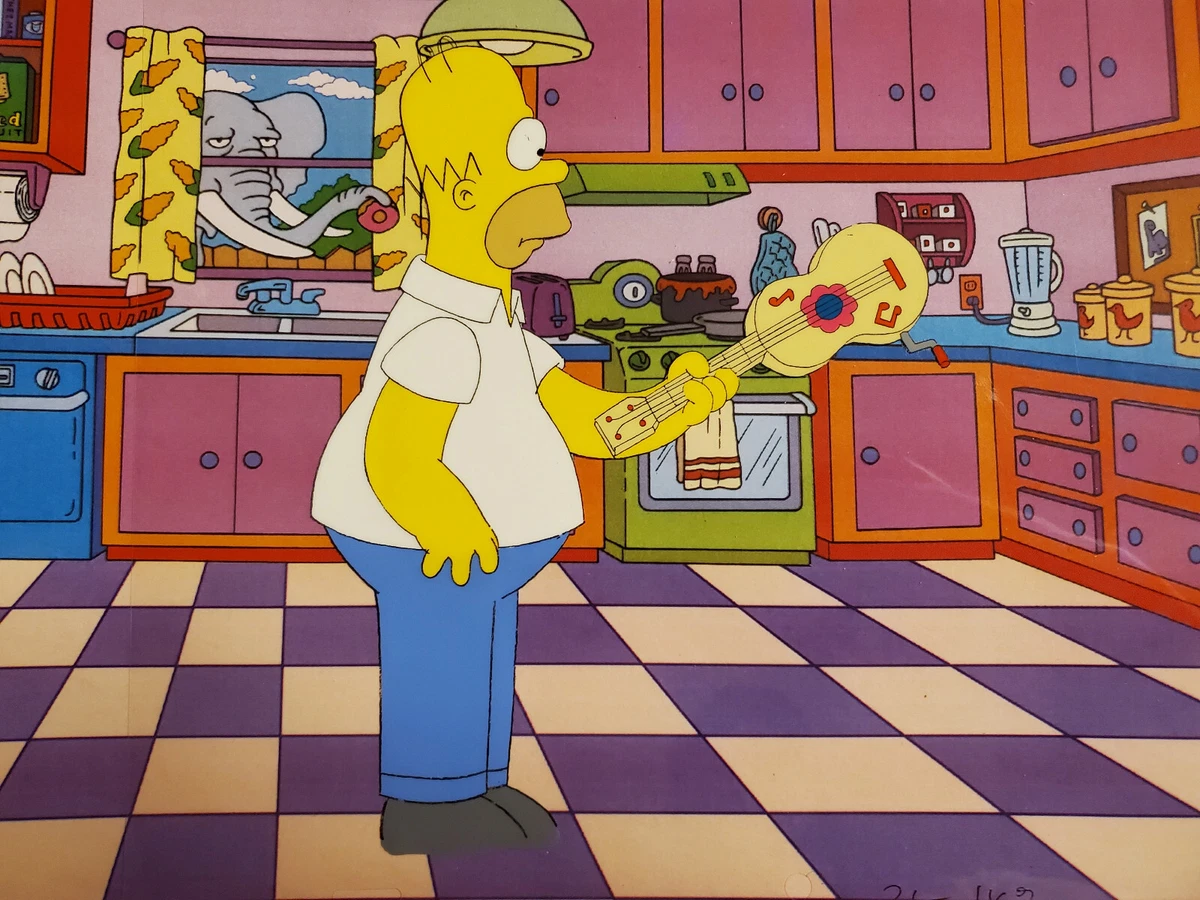 Color Bars Simpsons Characters