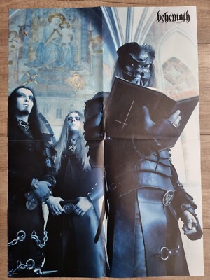 Poster: BEHEMOTH from 2007 - 16 x 22 in. (40 x 55 cm) - MINT CONDITION ...