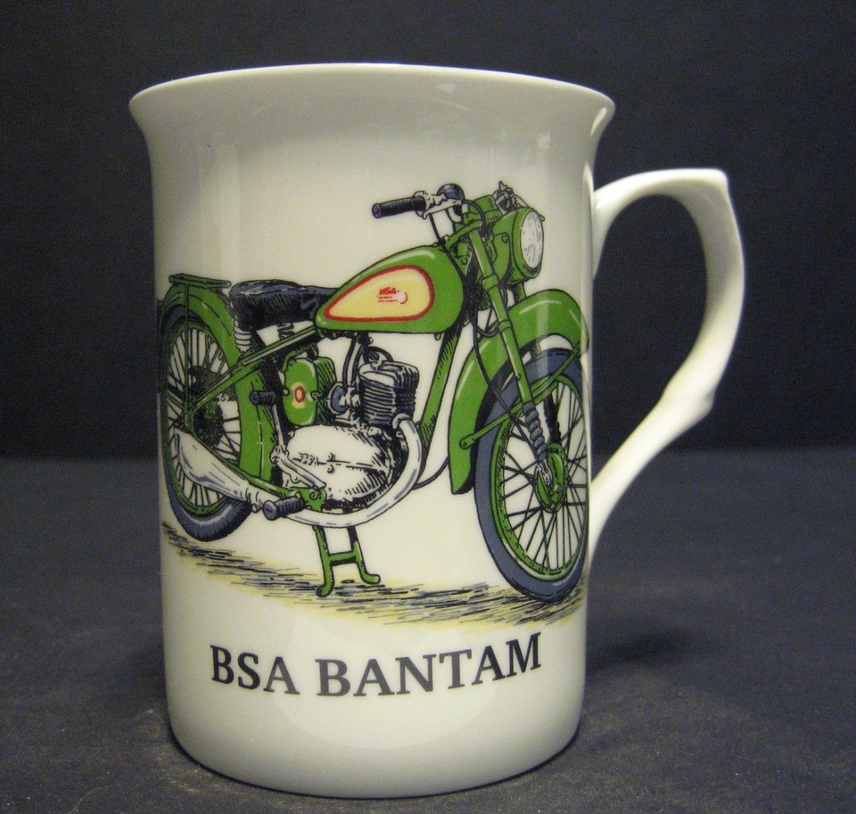 1 Mug BSA BANTAM MOTORBIKE Fine Bone China Mug Cup Beaker | eBay UK