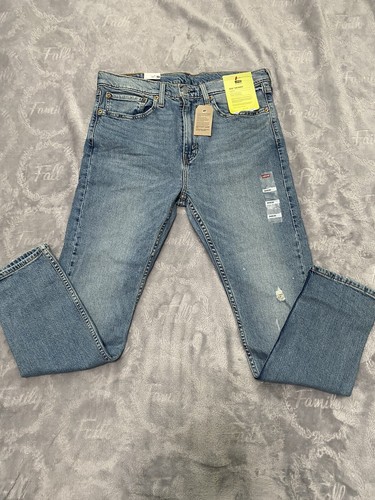 Levis 510 Skinny Men's Blue Jeans Stretch Distressed Ripped Size 31x32 ...