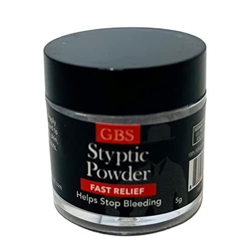 G.B.S Styptic Powder 5G Twist off Cap and Protective Seal Pack of 12 | eBay