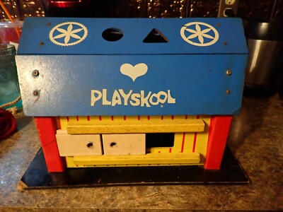 Vintage Playskool Barn 1960's LOCK UP BARN No 452 Wood Kids Toy | eBay