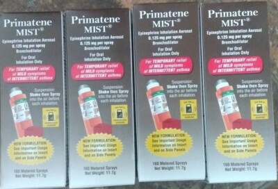 1×BRAND NEW FREE SHIPS Primatene Mist Inhalers EXP-2025-2026 ...