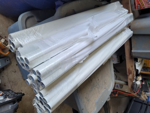 50 pcs Deckorators Aluminum Balusters 30inch White Round | eBay