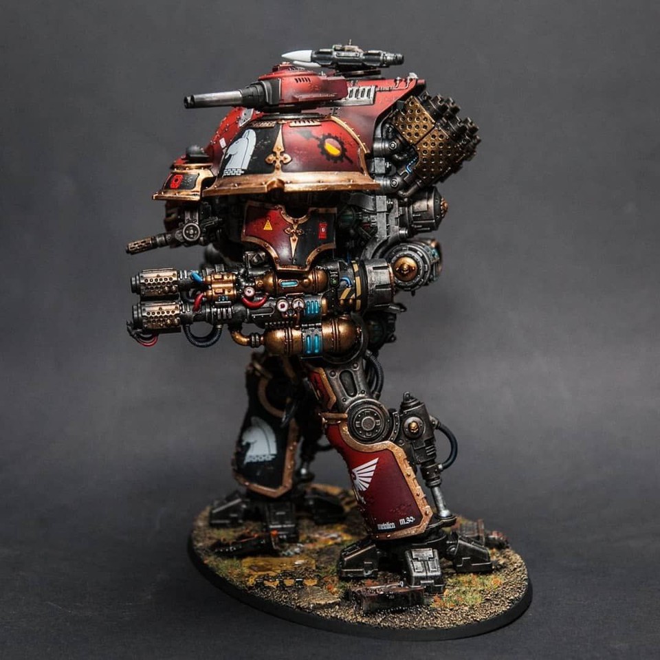 Knight Castellan Imperial Knights painted Warhammer 40k Indomitus ...