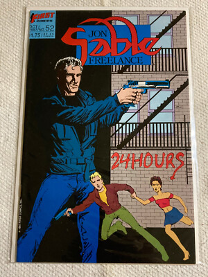 Jon Sable Freelance #52 1987 VF/VF+ First Comics Mike Grell | eBay