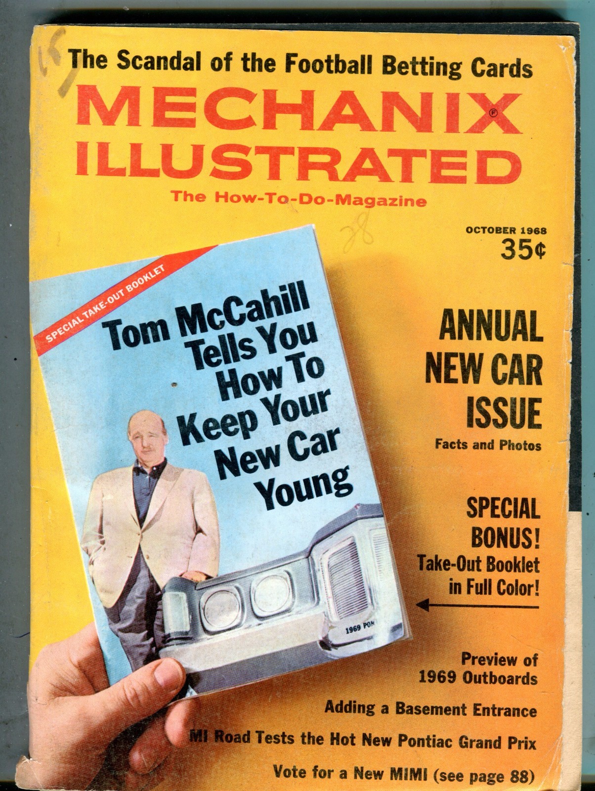 Mechanix Illustrated Magazine October 1968 Tom McCahill No ML ...