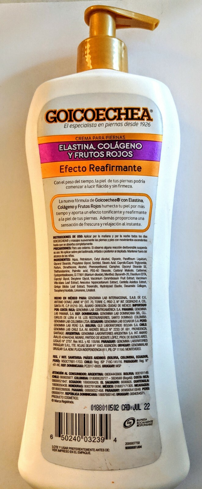 GOICOECHEA ELASTINA, COLAGENO Y FRUTOS ROJOS PARA VARICES, VARICOSE ...