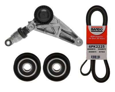 Drive Belt Kit with Tensioner & Idler Pulleys for JEEP Wrangler JK 3.6L ...