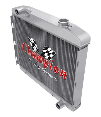 KR Champion 3 Row All Aluminum Radiator for 1957 Chevrolet 210 Series ...