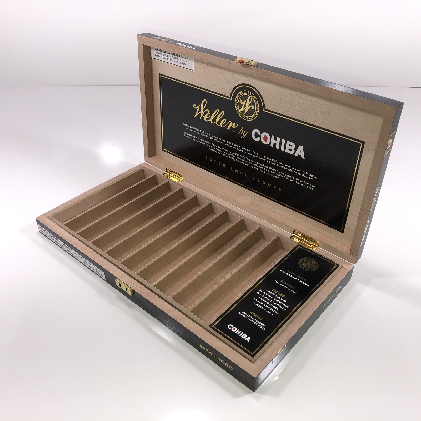 Cohiba Weller 2022 Empty Wooden Cigar Box 14.5x7.75x1.75 | eBay