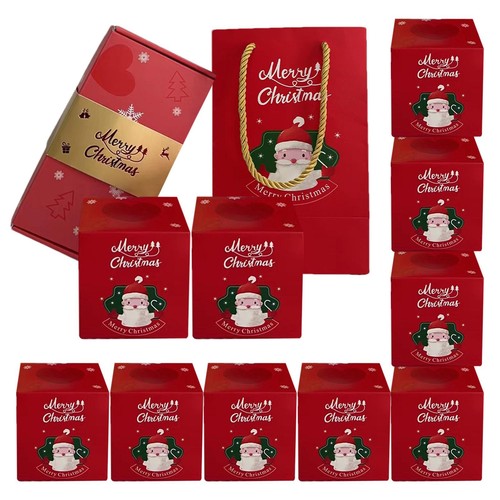 Pop Up Box Set Red Christmas Bounce Gift Boxes Funny Xmas Gift Storage ...