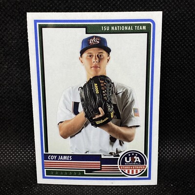 2023 Panini Stars & Stripes Coy James Team USA 15U National Team Rookie ...