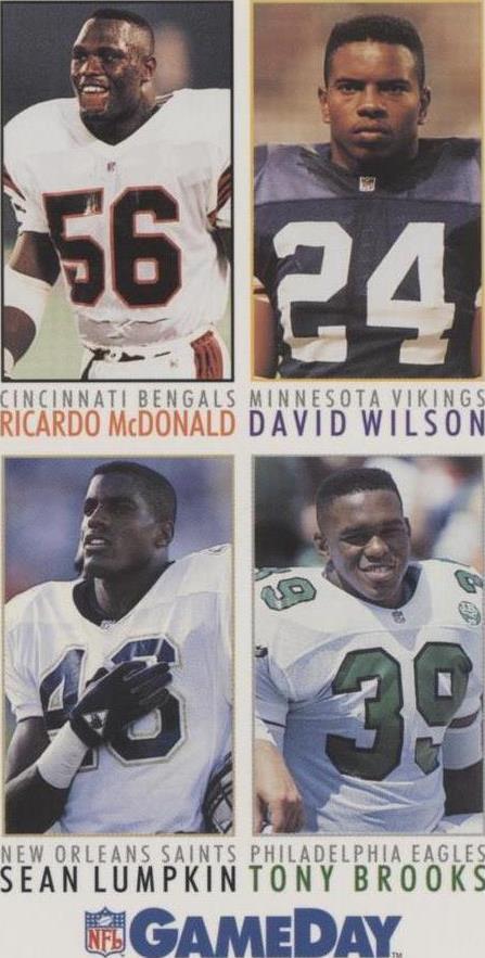 Las mejores ofertas en 1992 GameDay David Wilson Ricardo McDonald Sean ...