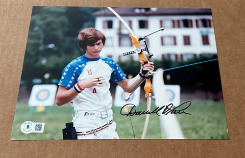 DARRELL PACE SIGNED OLYMPICS ARCHERY 8X10 PHOTO BECKETT COA AUTHENTIC ...