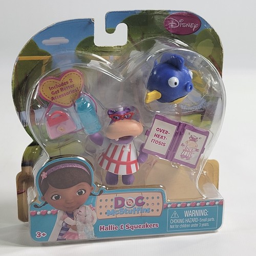 Disney Junior Doc McStuffins Toy HALLIE & Squeakers Action Figure Set ...