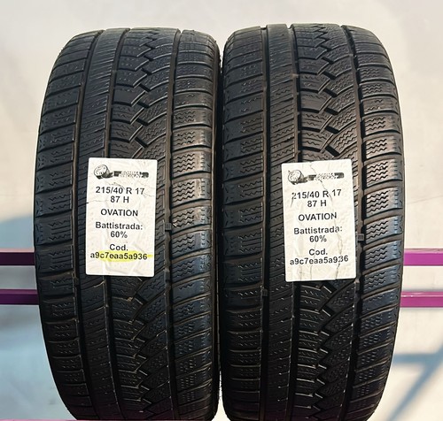 PNEU USAGÉ OVATION STUALESS W586 215/40 R17 87H Invernali | eBay