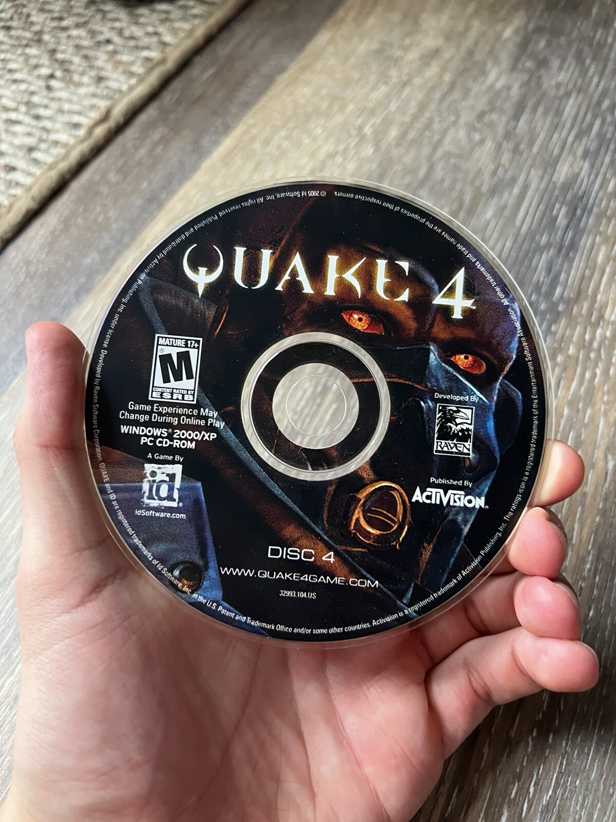 Quake 4 PC CD-ROM Windows 2000/XP Game Disc 4 Only | eBay
