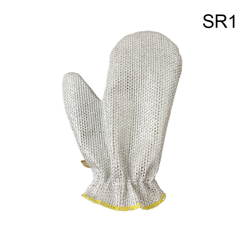 Rust Removal Cleaning Cloth Kitchen Magic Dishwashing Gloves Metal ...