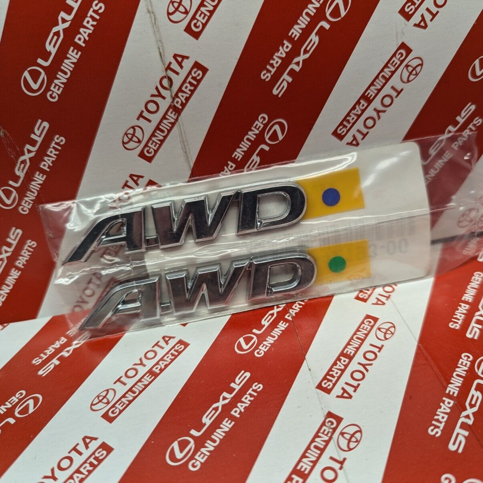 PT413-42193-00 AWD Door Emblem Kit - 2019-2024 RAV4 Hybrid -Genuine ...