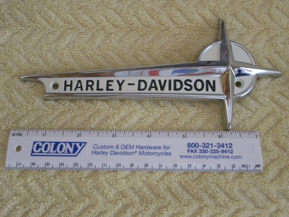 Harley 1961-1962 FL FLH Tank Emblems 61776-61T HIGHEST QUALITY SHIPS in ...